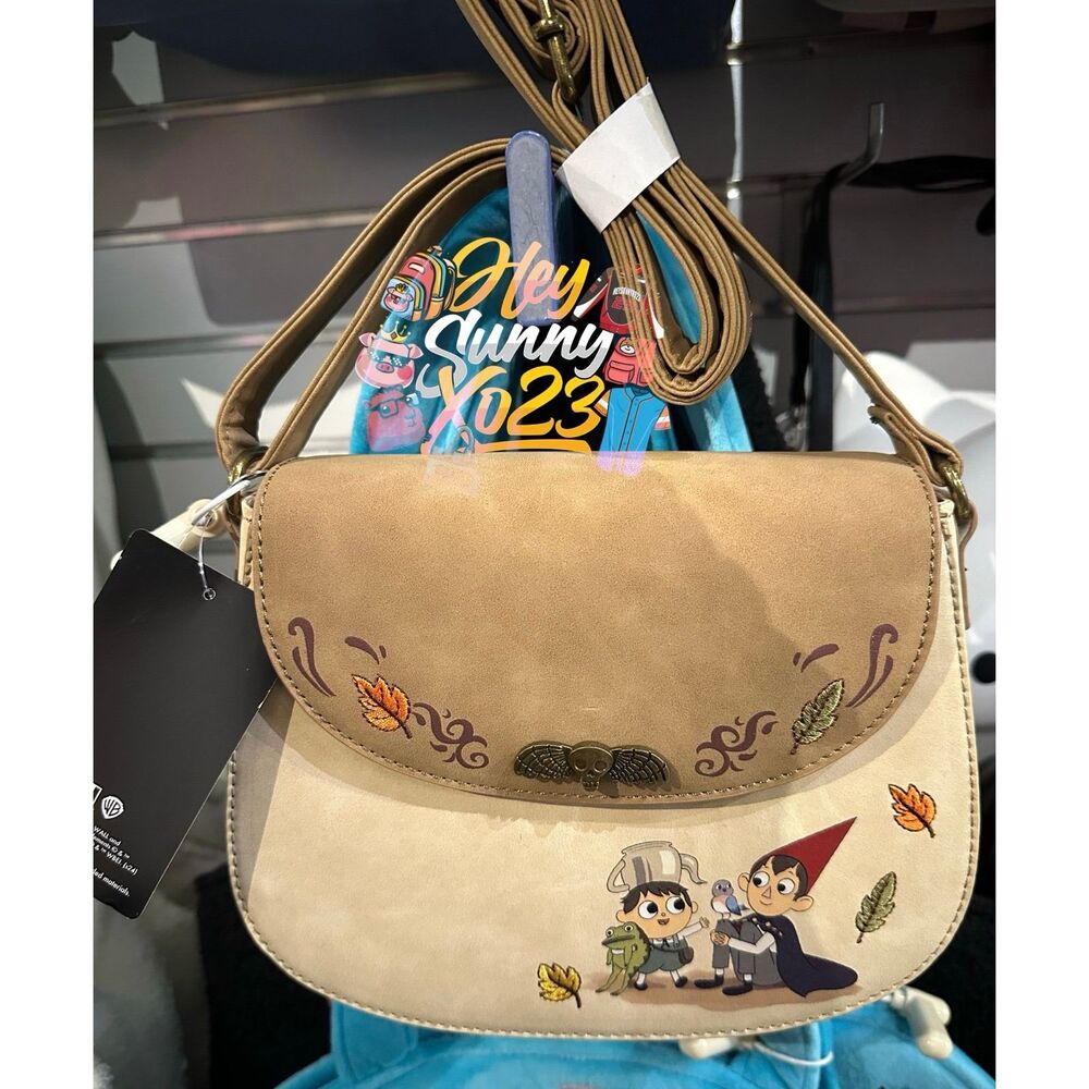 Over The Garden Wall Wirt & Greg Leaves Crossbody Bag… - Gem